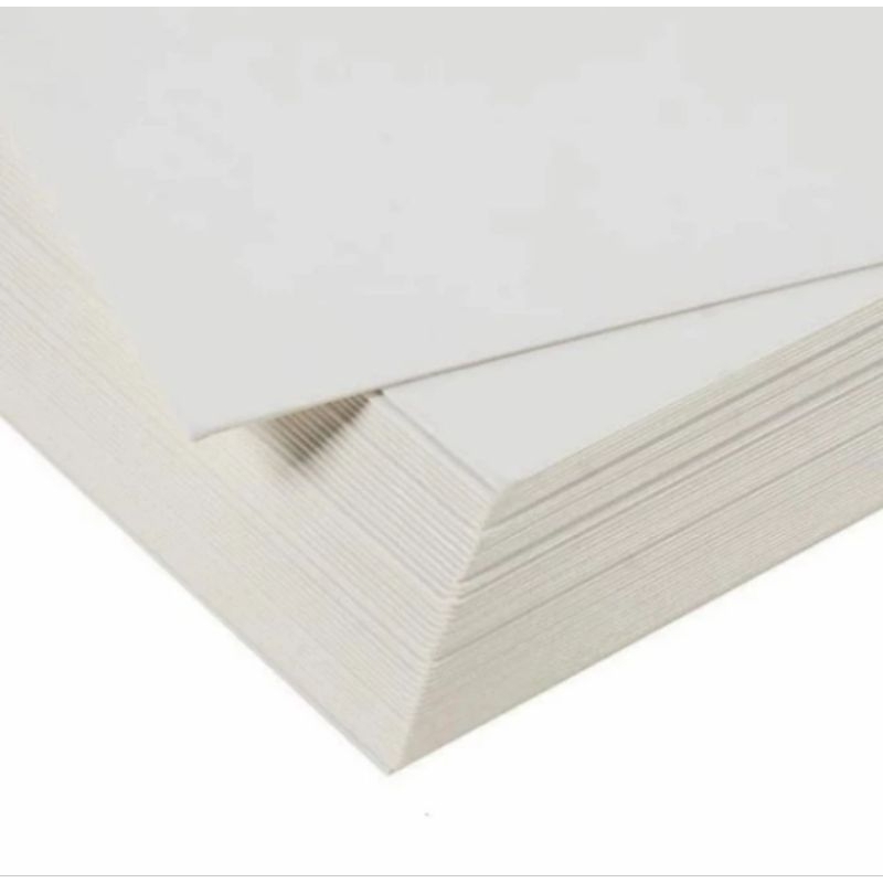 PUTIH (100 Sheets) BC A3 Manila Brief Card White Binding Paper 29.7x42 ...