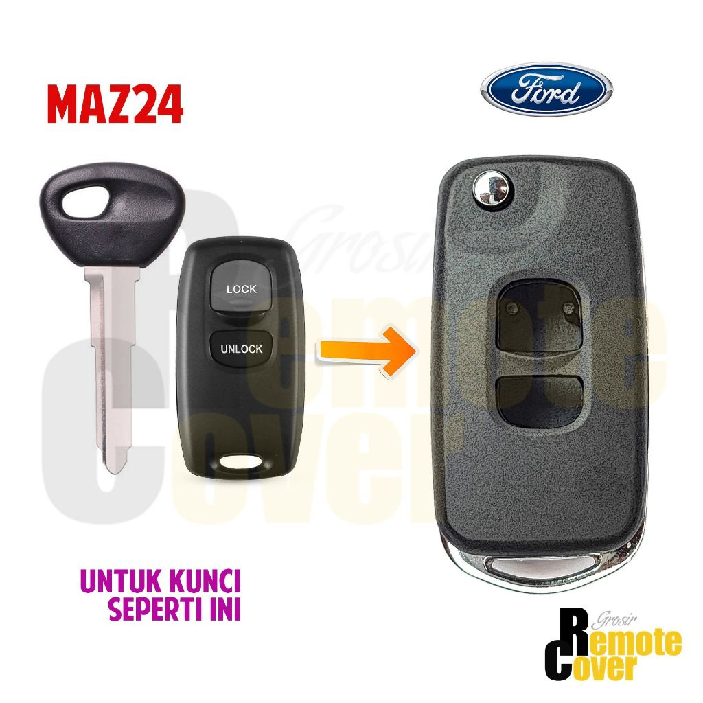 TOMBOL Ford Everest 2 Button Home Flip Key Case | Shopee Philippines