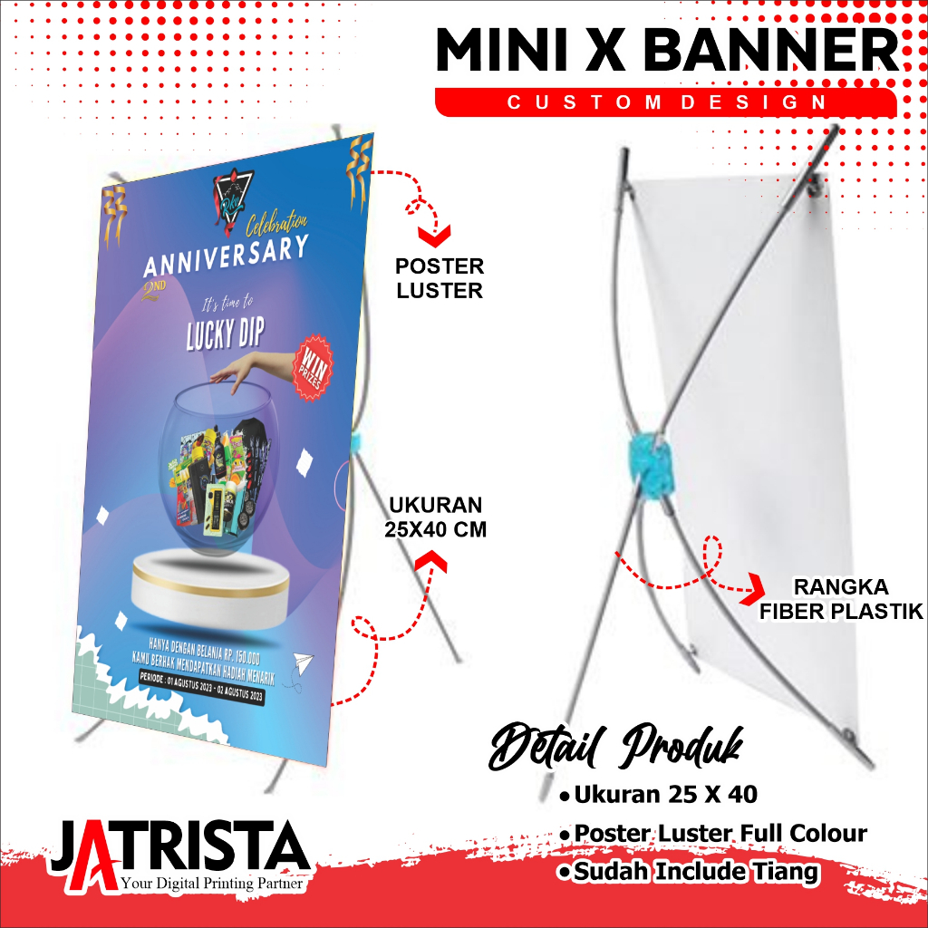 Mini X BANNER TABLE BANNER MINI BANNER | Shopee Philippines