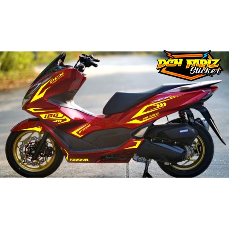 Pcx 160 striping, honda pcx 160 body cutting list stickers, 2021 pcx ...