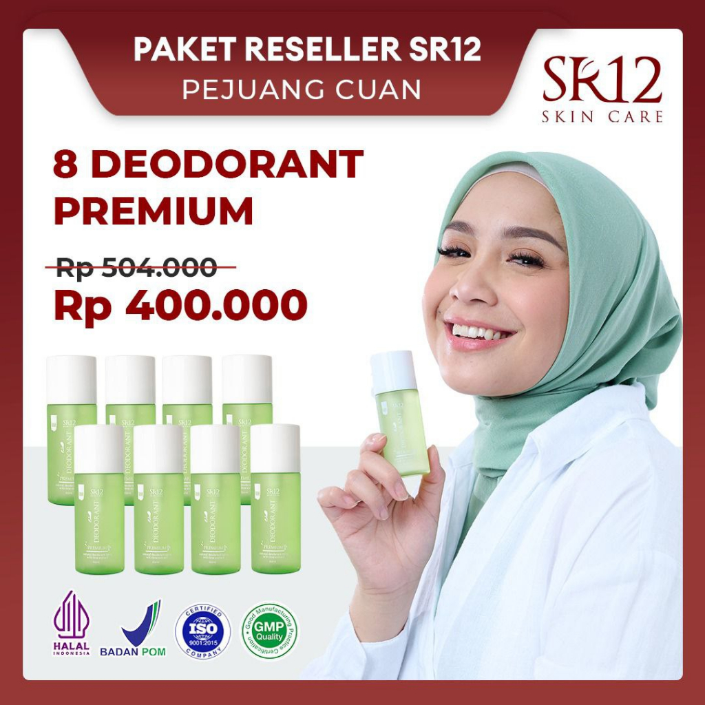 SR12 Premium Deodorant Package Effectively Treats Body Odor and Doesn't ...