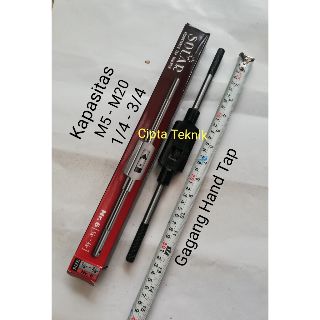 Hand Tap Handle M5 - M20 Solar Tap Handle 1/4 Inch - 3/4 Inch | Shopee ...
