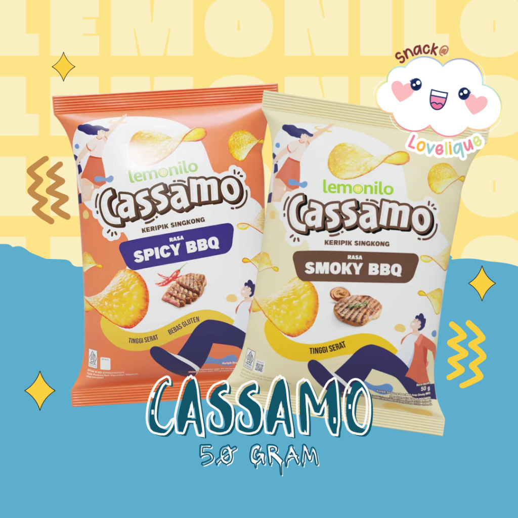 Lemonilo Cassamo Cassava Chips - All Variant - (Cassamo Smoky Bbq ...