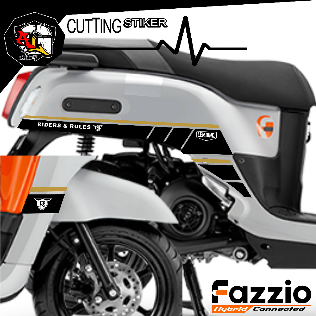 Fazzio CUTTING STICKER/SCF.400/SIMPOZIO MIRROR/RR LOGO STICKER/RRP LOGO ...