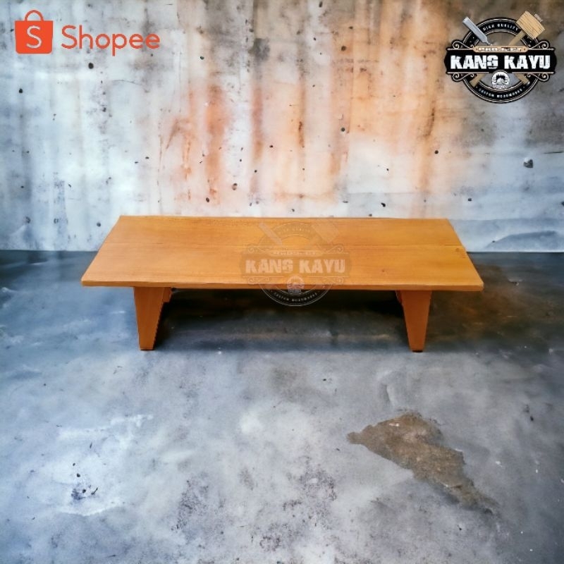 KAYU Simple Wooden lesehan Table Size 40cm Wide | Shopee Philippines