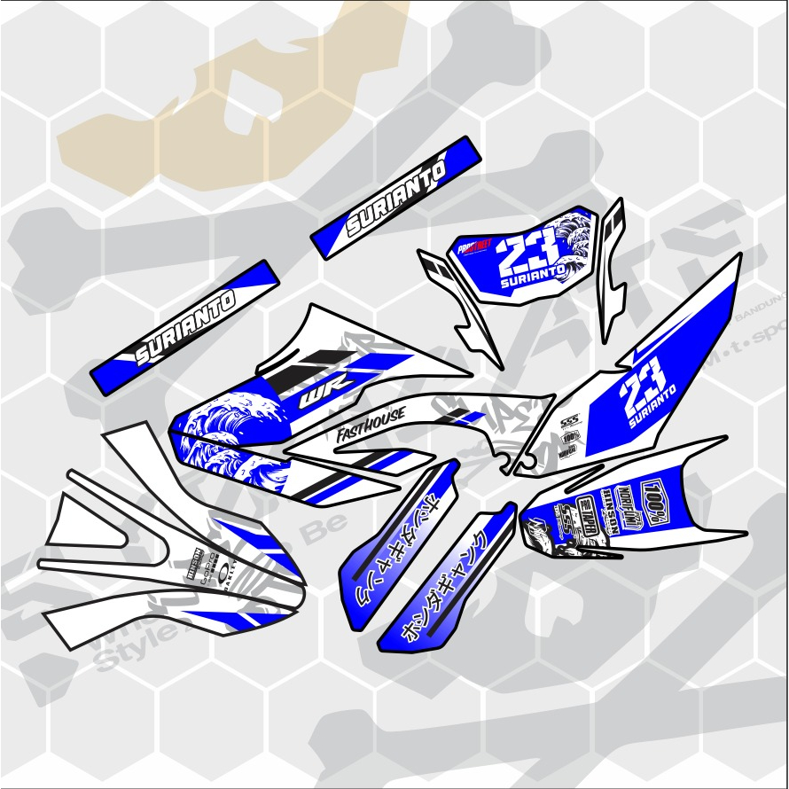 Decal/ Sticker WR155/Gordon D'Tracker /CRF /KLX BF full body etc. (Can ...