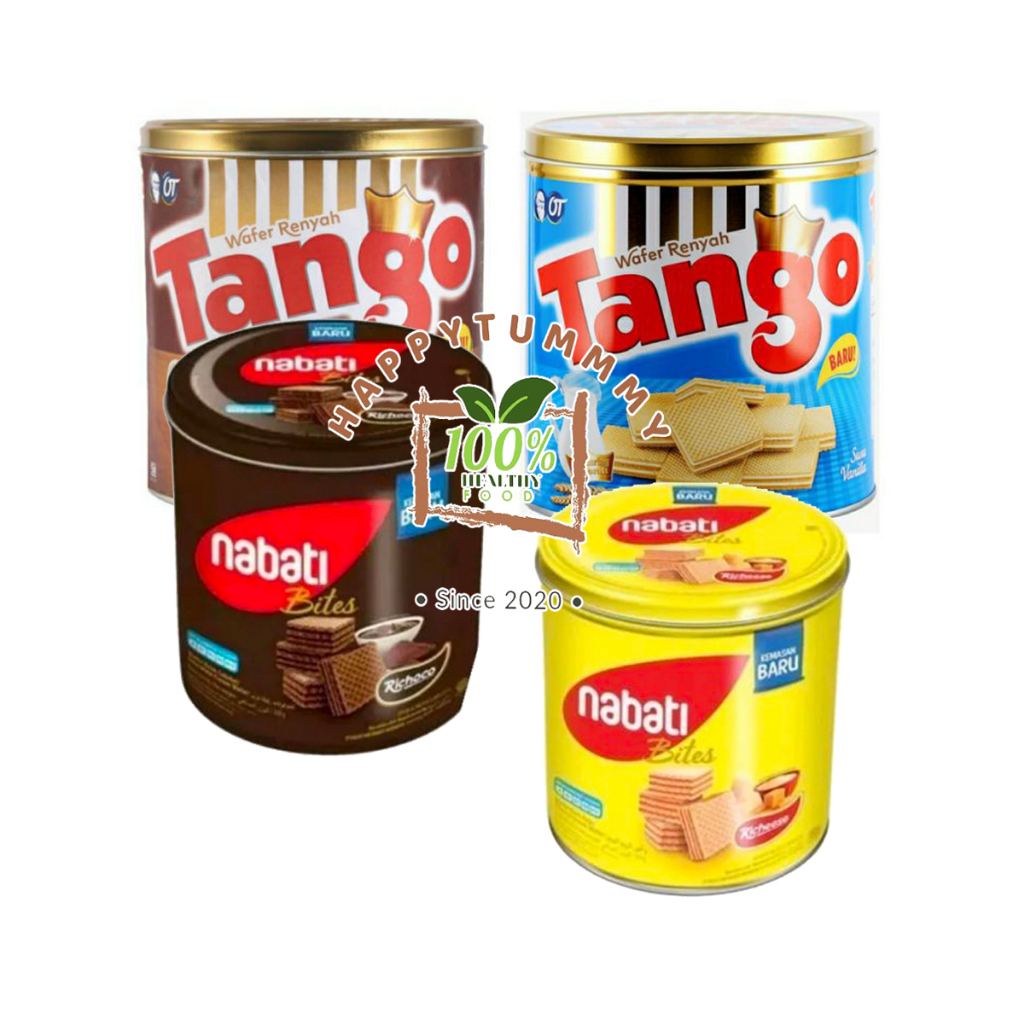 Hpt - TANGO Vegetable Wafer Crispy Cans Of Chocolate/Vanilla Halal Cans ...