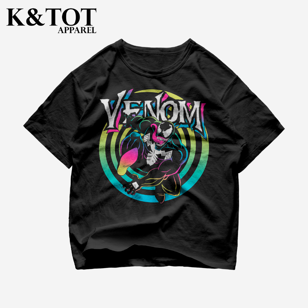 HITAM Kntot - VENOM MARVEL AVENGERS MOVIE FILM T-SHIRT | Bootleg BLACK ...