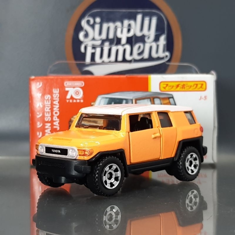 Matchbox japan series toyota fj cruiser orange sunkist 1/64 diecast Car ...