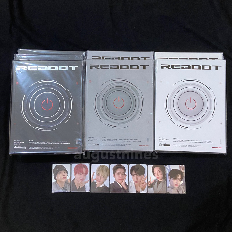 Treasure REBOOT 2ND FULL ALBUM SEALED FS YES24 (PHOTOBOOK VER)+PC ...