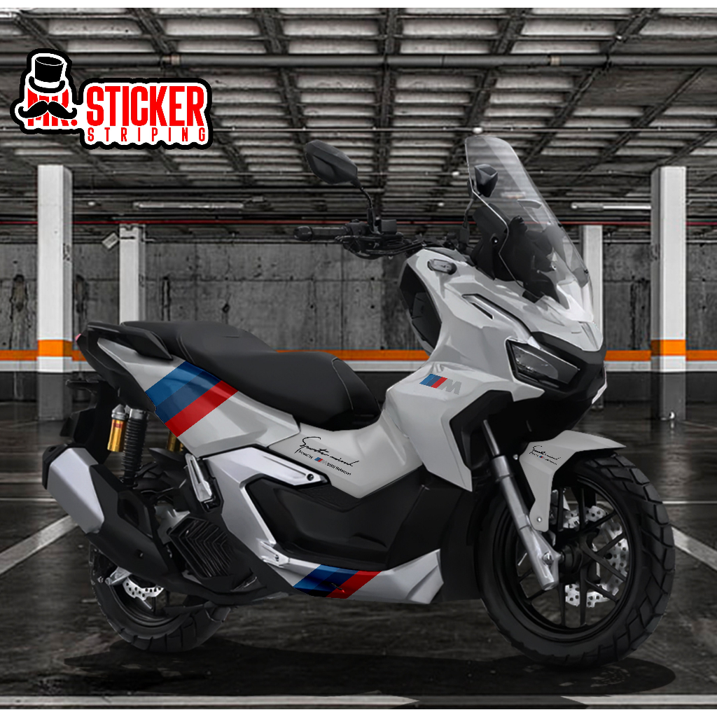 Decal honda ADV 160 ADV 150 full body custom sticker free design motif ...