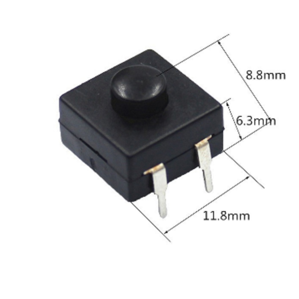 Es - Vertical LED flashlight switch 3pins ON-ON-OFF 12*12 213BS ...