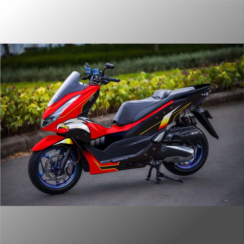 Honda pcx 160/150 full body full block decal striping sticker | Shopee ...