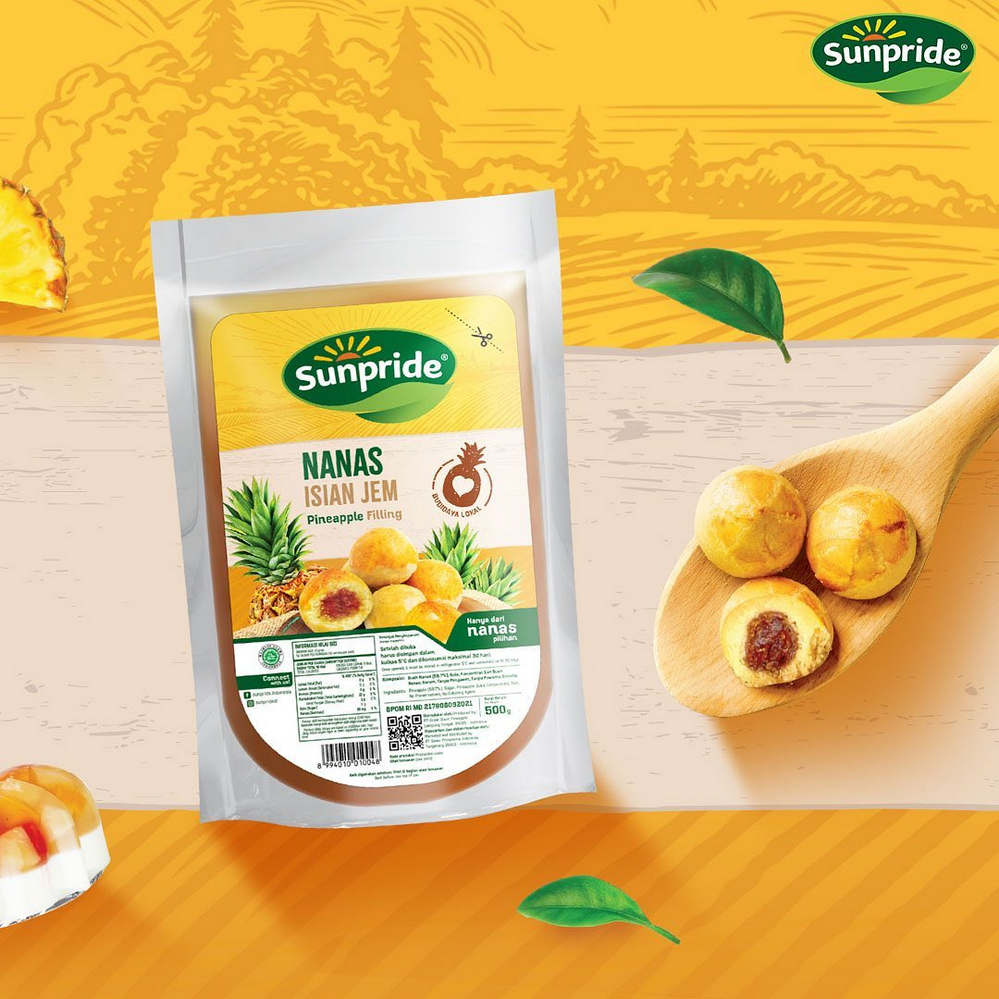 Sunpride Nastar Pineapple Filling Jam 500gr – Pineapple Filling ...