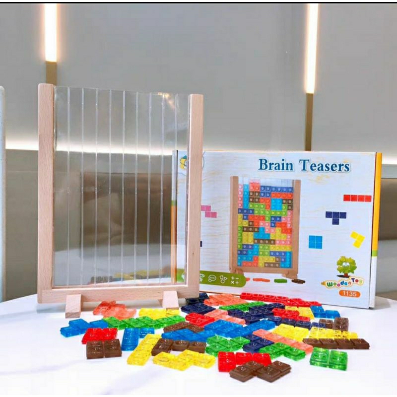 Brain Teaser 3D Game Tetris 3D Children's Educational Game Arranging ...