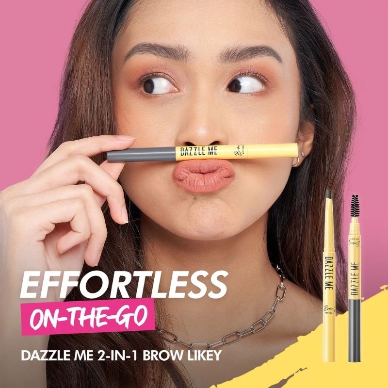 Dazzle me brown likey eyebrow waterproof pencil waterproof long lasting ...