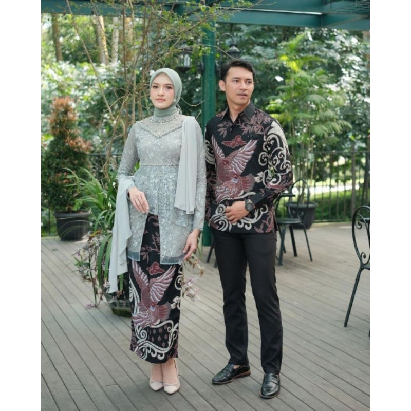 Couple batik Clothes couple kebaya Graduation Fiance Wedding Party ...