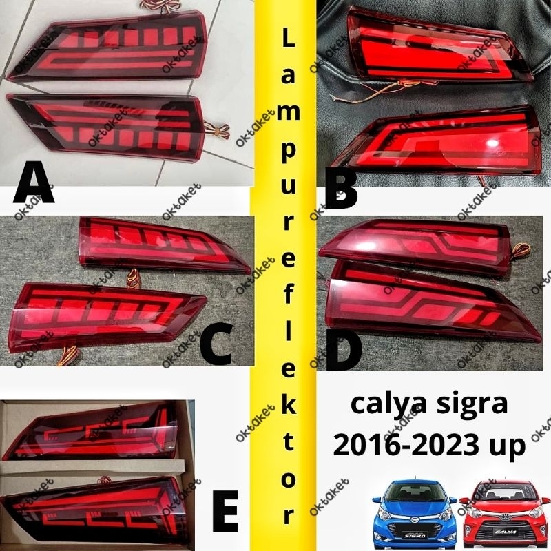 Calya Sigra rear additional reflector light 2016 2018 2019 2022 2023 ...