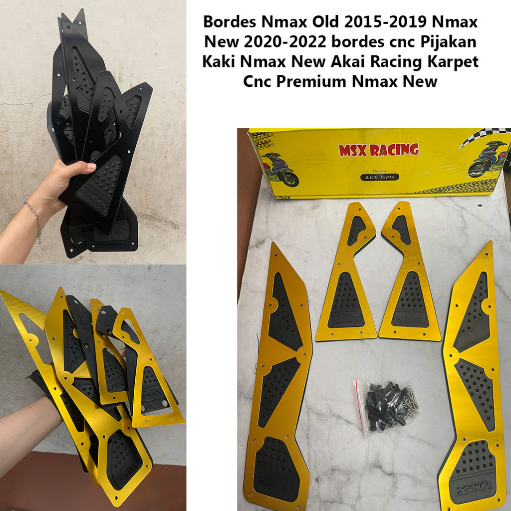 Bordes Nmax Old Nmax New Footrest Nmax New Akai Racing Carpet Cnc ...