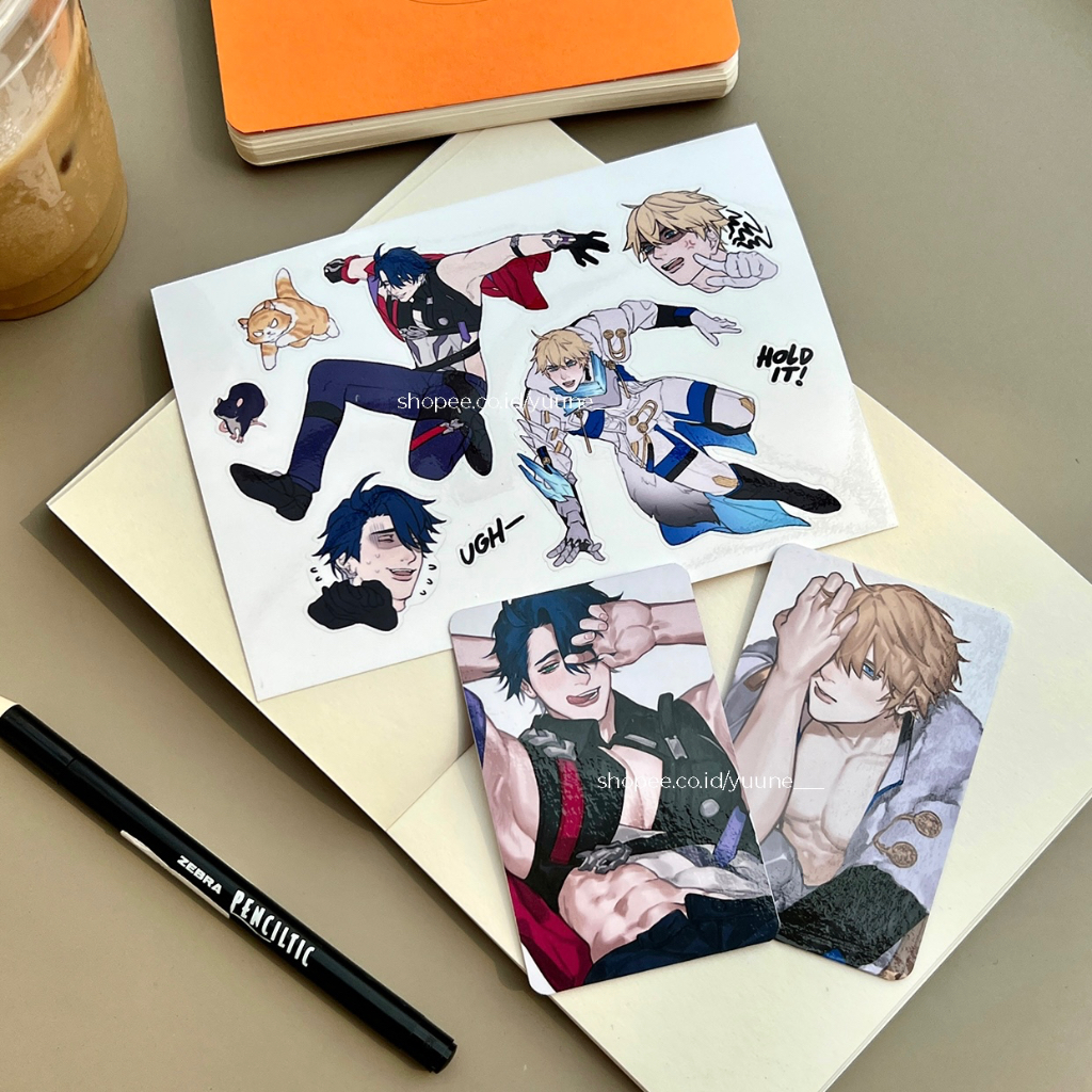 SAMPO Honkai STAR RAIL Sampard Photocard & Gepard Shampoo Sticker by ...
