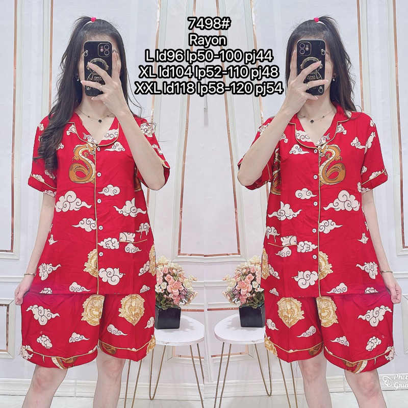 7498 Chinese New Year Edition dragon shio Nightgown /dragon 2024 ...