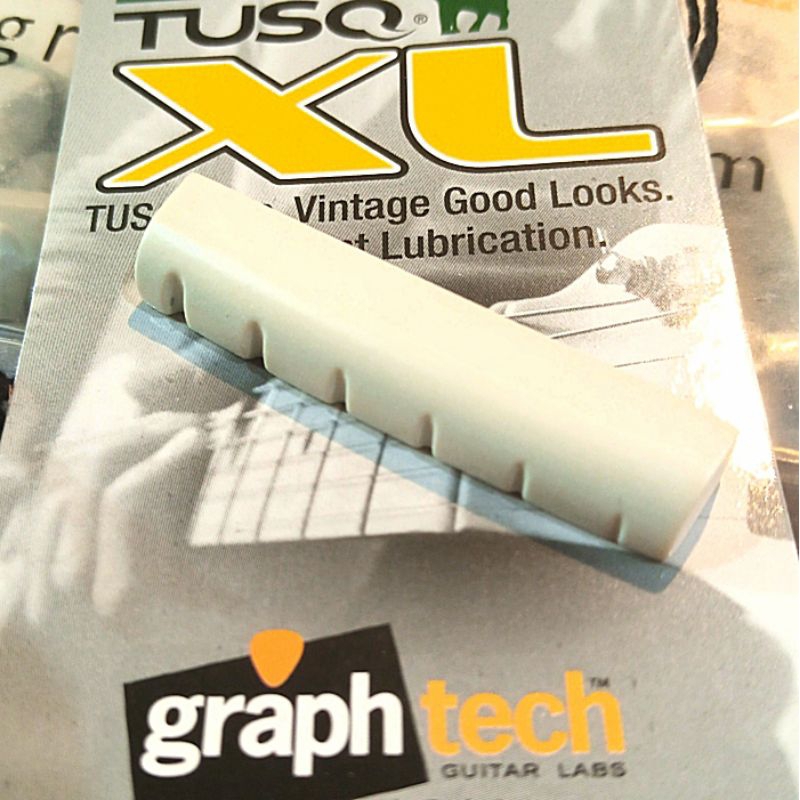 Original Graphtech Guitar Nut Model 6943 Slotted Nut L 43mm | Shopee ...