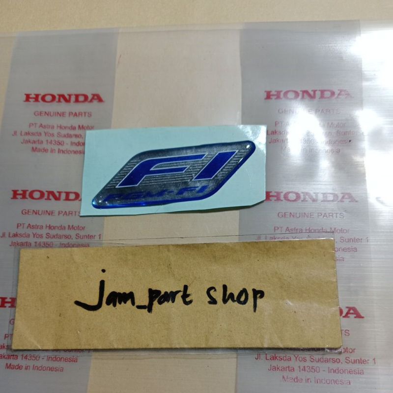 Original honda pgm fi logo emblem sticker | Shopee Philippines