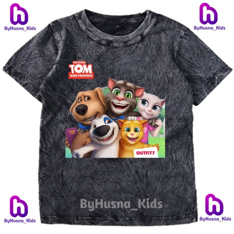 Children's CLOTHES WASHED T-SHIRTS TALKING TOM HEROES TALKING TOM AND ...