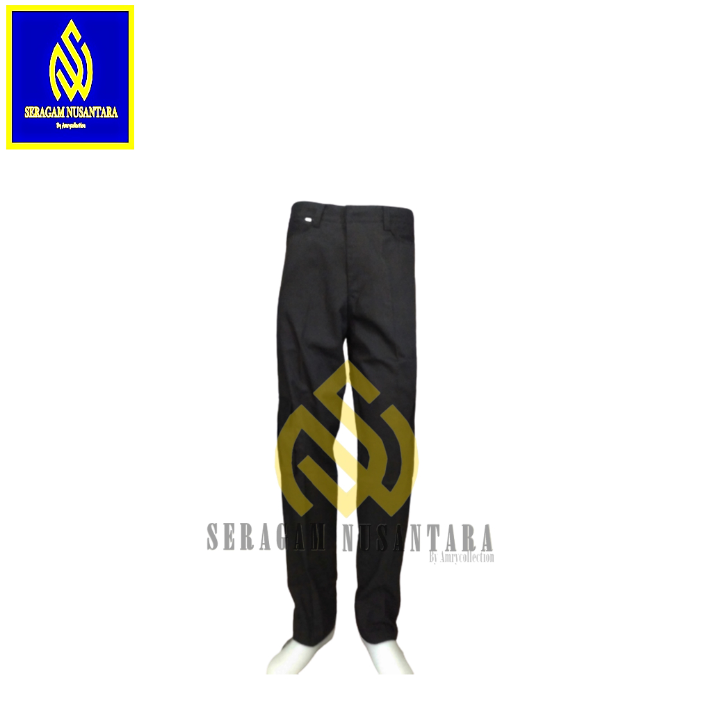 HITAM Black PDL CARGO TROUSERS POCKET 6 JAPAN GENERAL WORK SCHOOL DRIL ...