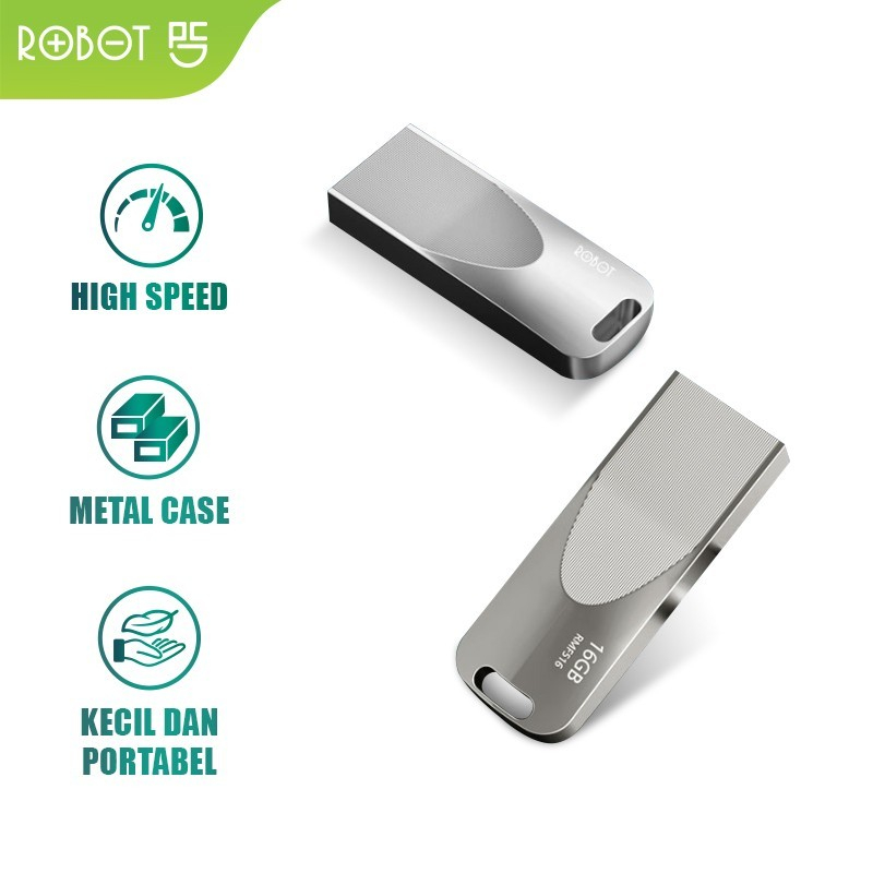 Robot USB Flashdisk RMF508 8 GB / RMF516 16 GB All Metal High Speed ...