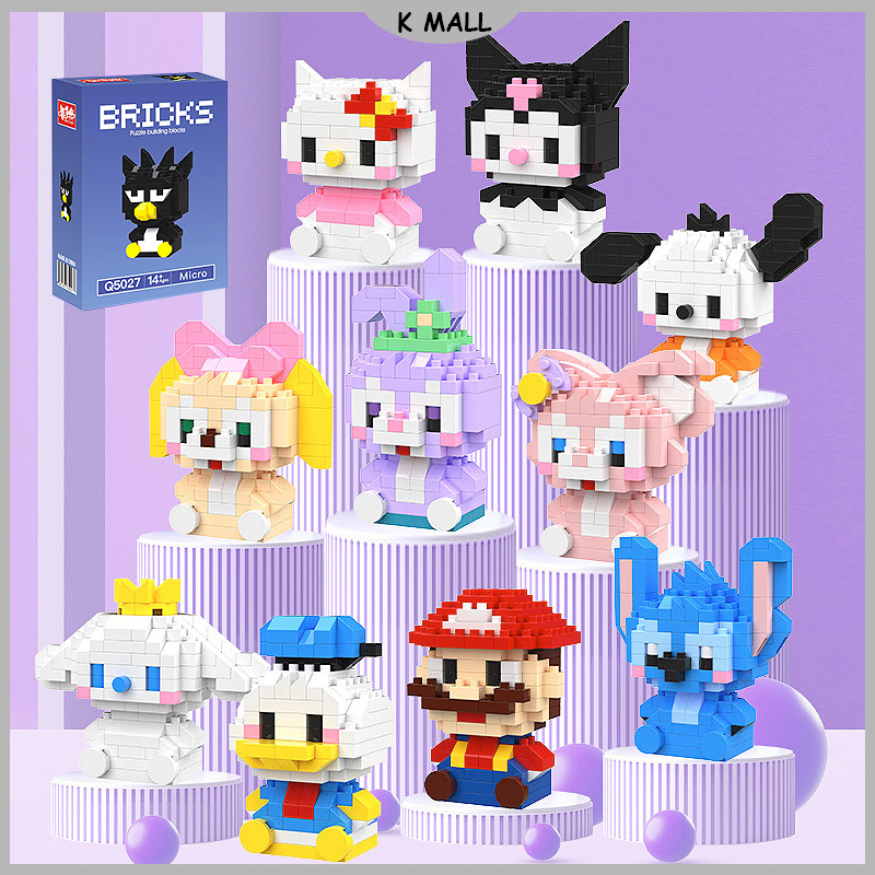 Nano Block Mini Bricks DIY Cartoon Toys Stacking Blocks Building Blocks Kids Toys 3D Puzzle ...