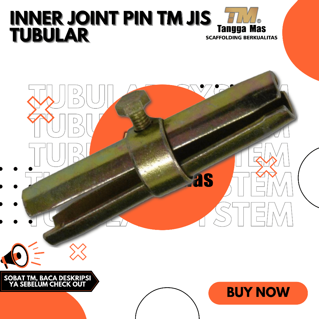 INNER JOINT PIN FOR SCAFFOLDING TYPE OF PIPE / TUBULAR SYSTEM | Shopee ...