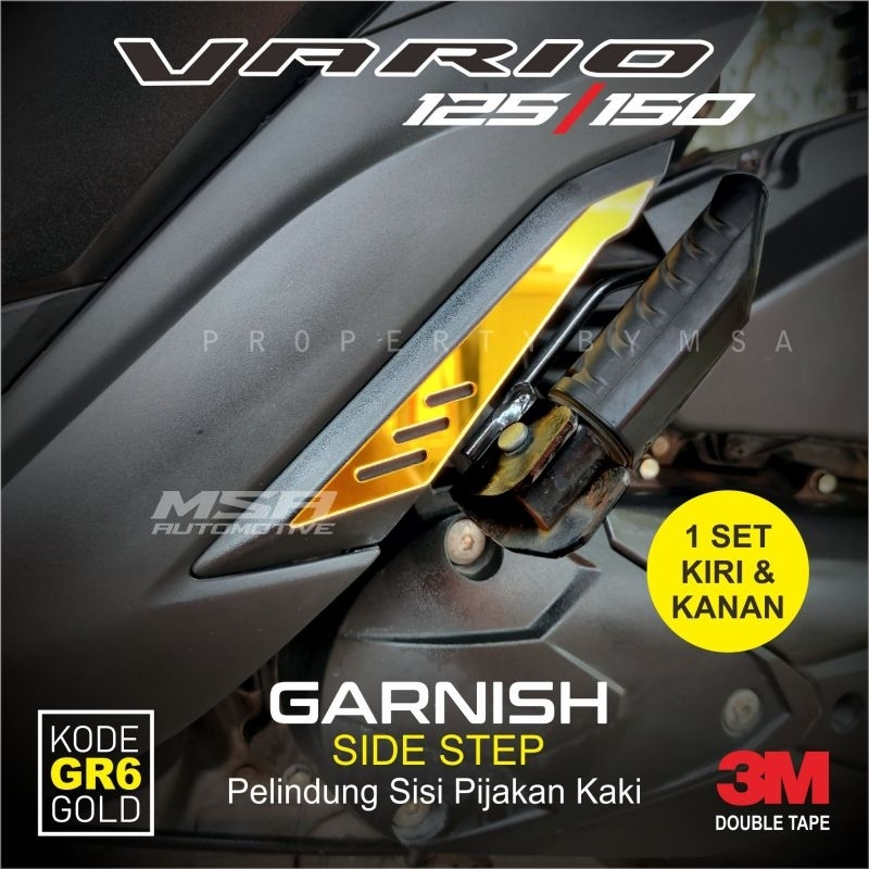 Side step Garnish or side step protector for the 2023 vario 125 ...