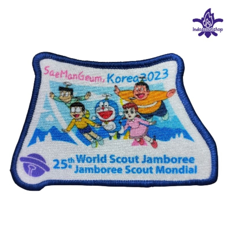 Doraemon World Scout Jamboree Bamboo Propeller Emblem Patch 2023 ...