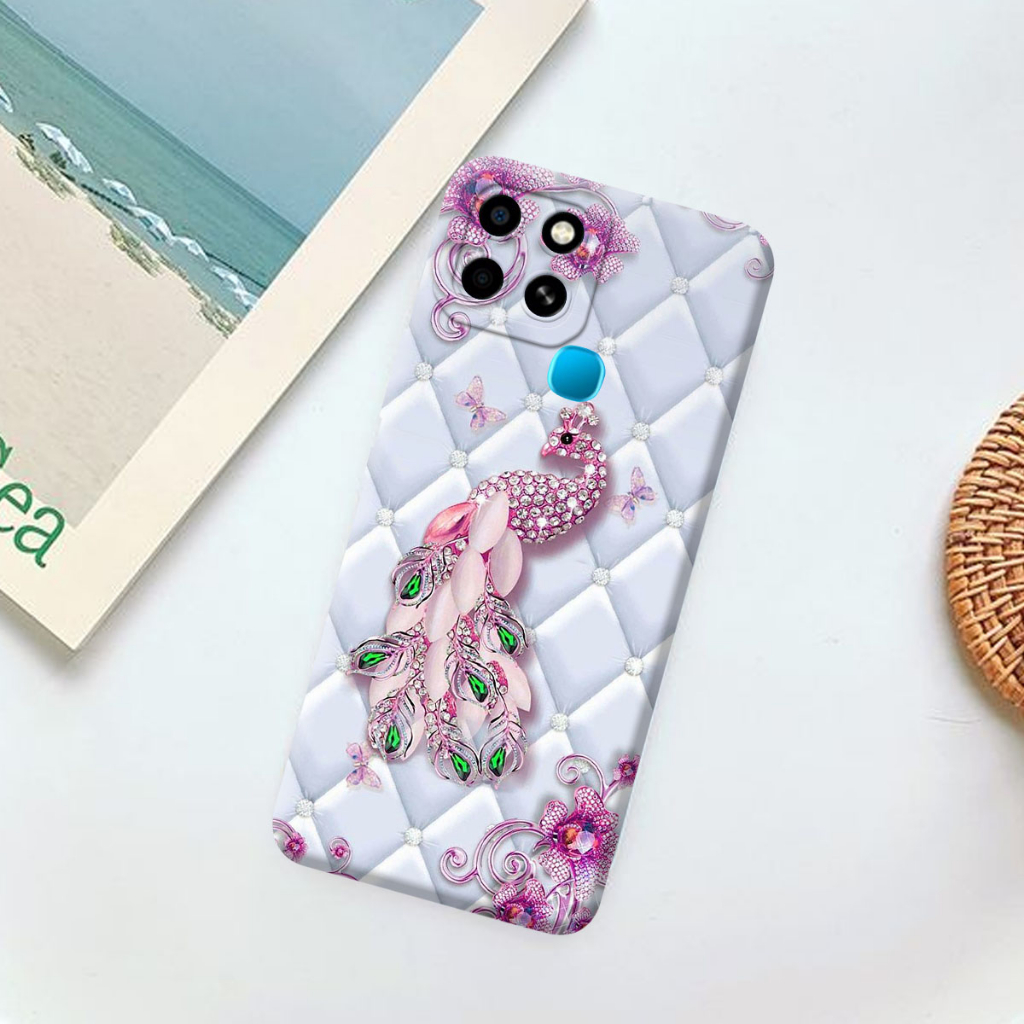 HP Case Infinix Smart 6 RAM 2 Silicone Cellphone Cool Casing Cute Kes ...