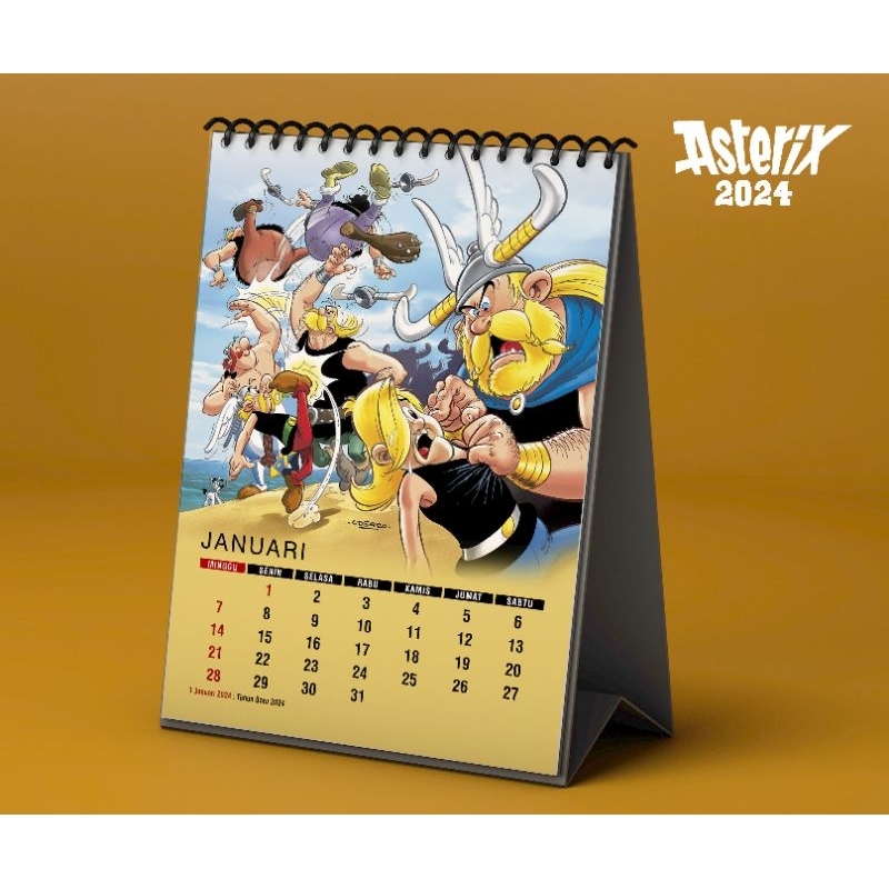 Asterix 2024 Calendar | Shopee Philippines