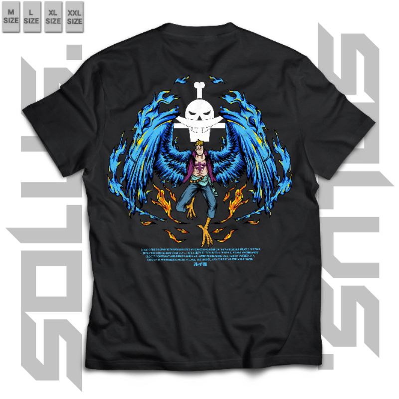 Marco The Phoenix T-shirt - One Piece Anime | Shopee Philippines