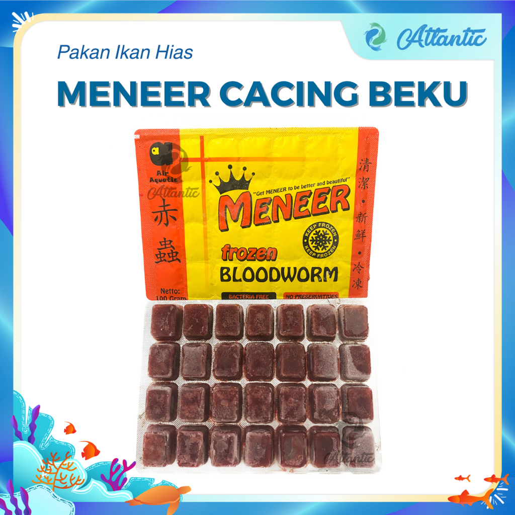 Meneer Frozen Bloodworm 100gr Meneer Frozen Worms 100 grams Cabek ...