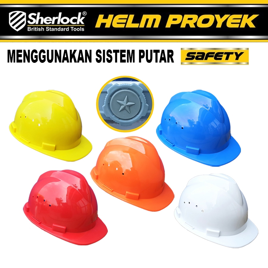 Sherlock Safety Helmet Project Safety Helmet / Project Helmet | Shopee ...