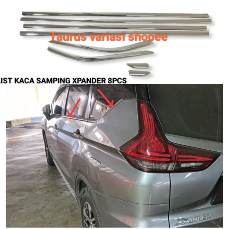List Lis Side Glass Window Liner Car Mitsubishi XPANDER Model Original ...