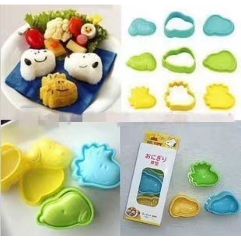 SNOOPY Rice and Bread BENTO Mold SET | Shopee Philippines