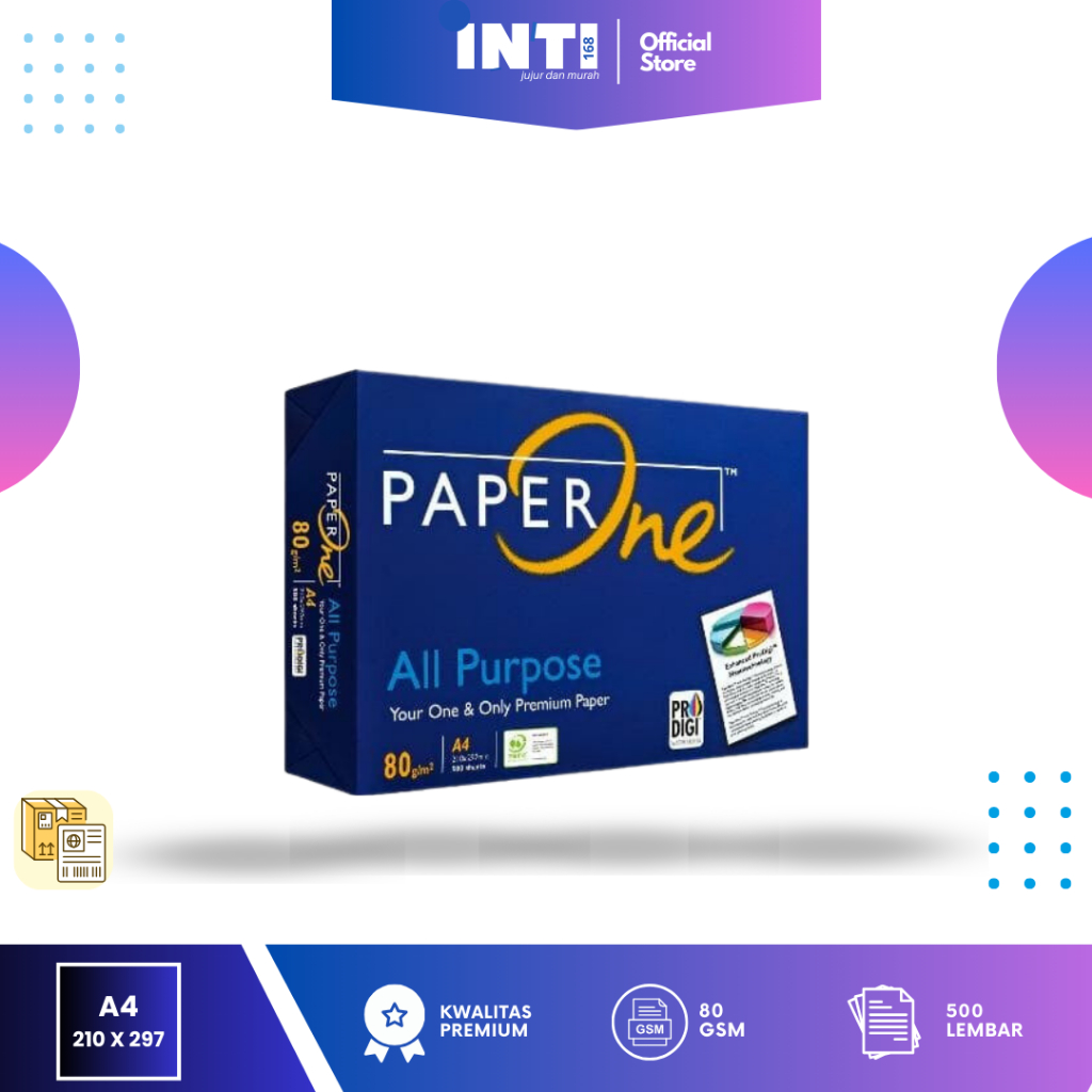 Hvs PaperOne A4 paper 80gr All Purpose 1 Ream 500 sheets of Photocopy ...