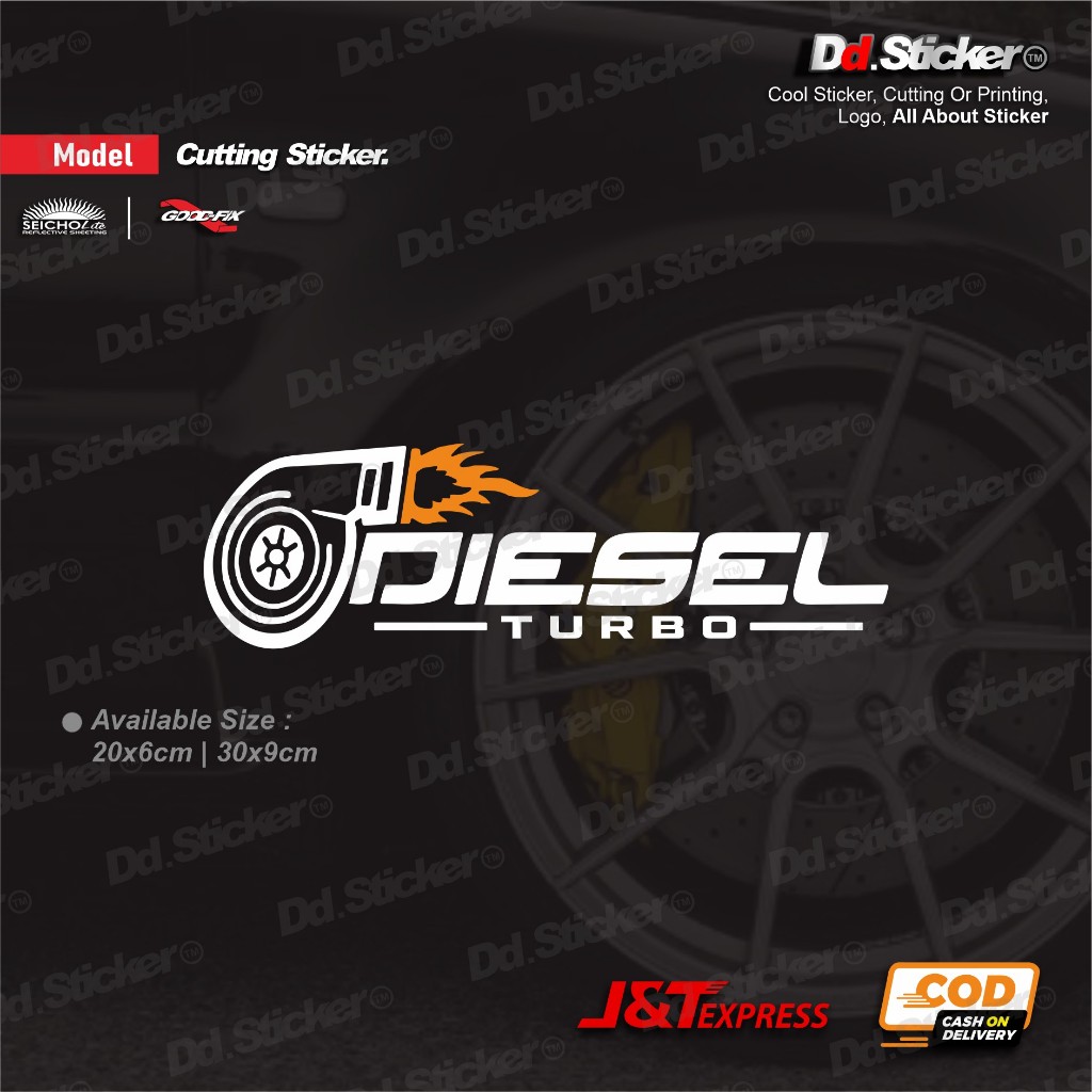 Turbo diesel STICKER (CUTTING STICKER) | Shopee Philippines