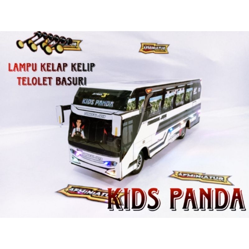Telolet Basuri Bus Minatur Toy Full Of Lights | Shopee Philippines