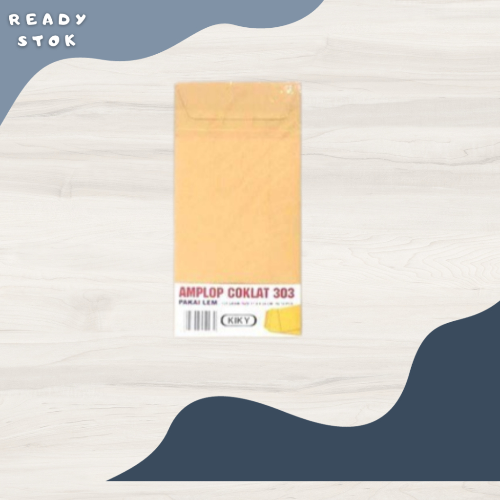 Chocolate Envelope Glue 303 125 GRAM/11.9 x 24 CM Envelope/Brown ...