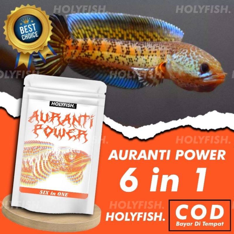 Auranti POWER Channa Fish Pellet Auranti Aurantimaculata | Shopee ...