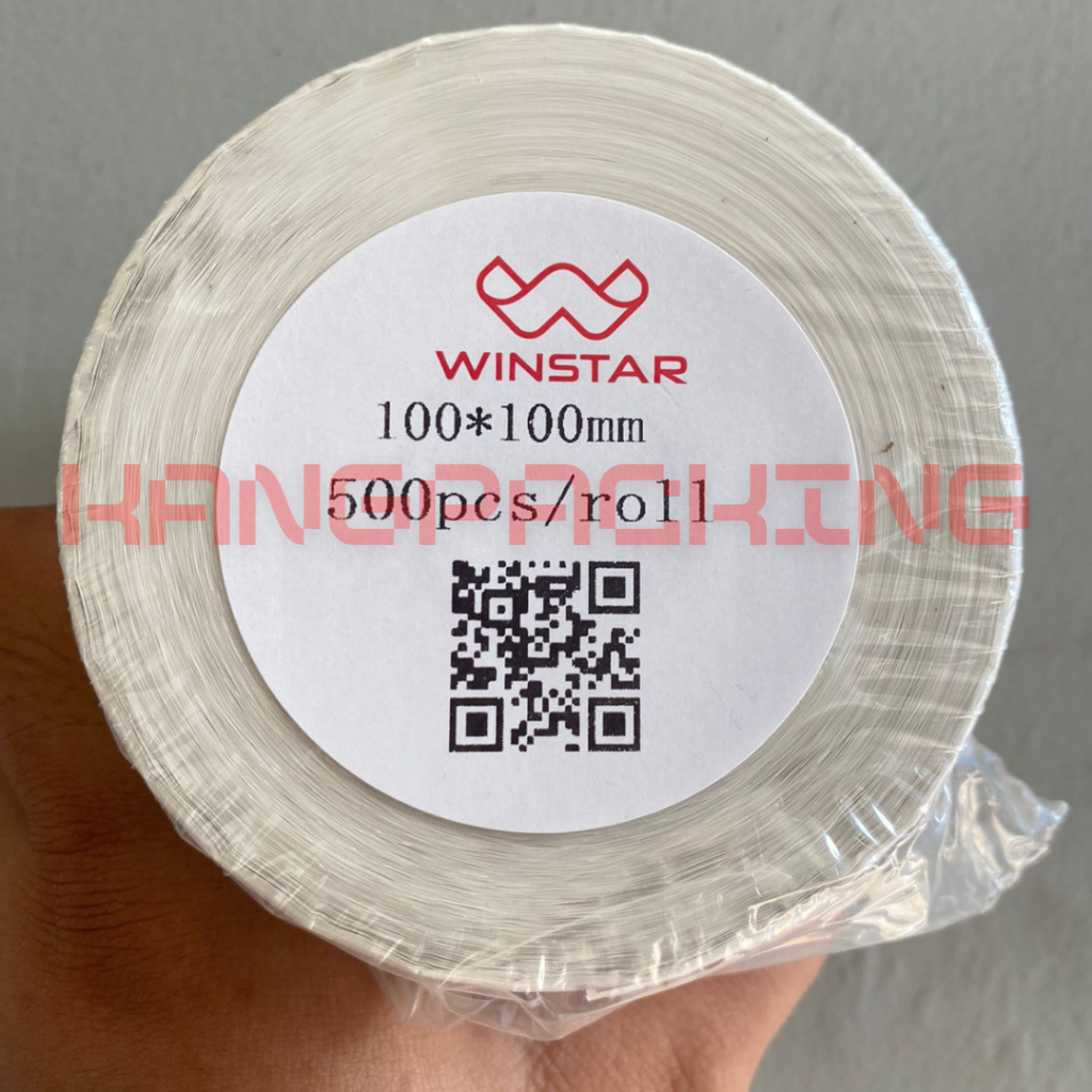 Thermal sticker printer paper (100x100MM WINSTAR CONTENTS 500 PREMIUM ...