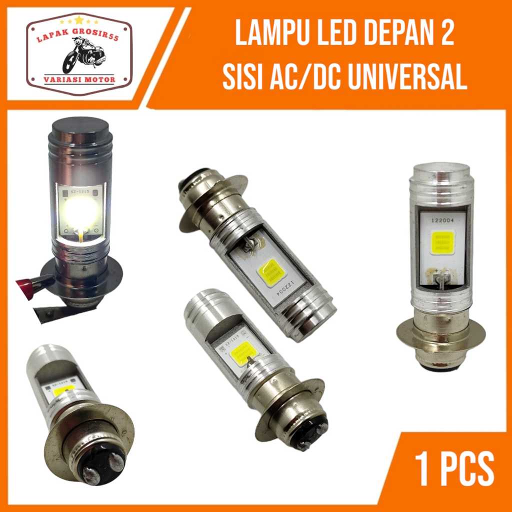 2 SIDED LED LIGHT UNIVERSAL 2 SIDED AC/DC FRONT BULB LIGHT | Shopee ...