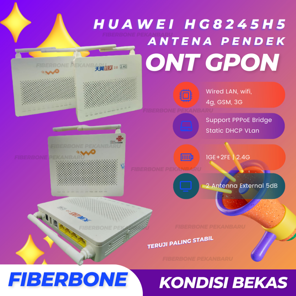 Huawei HG8245H5 ONT GPON Can Be Changed EPON XPON | Shopee Philippines