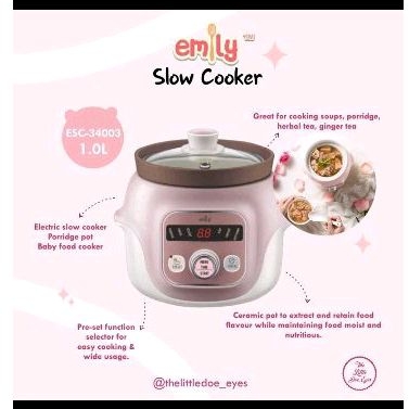 Slow cooker emily 1 liter | Shopee Philippines